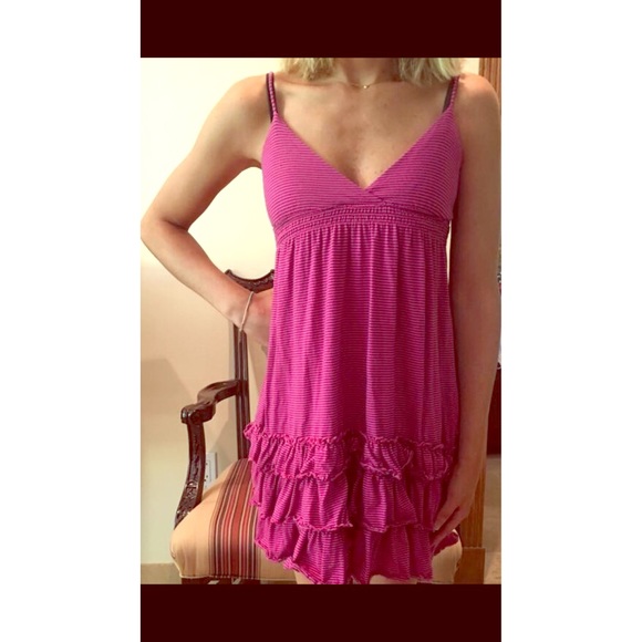 University of Pink | Dresses | New University Of Pink Ruffle Dress ...